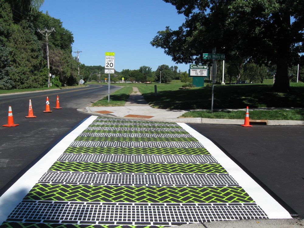 Pedestrian Crossing Design - Boca Palm Beach Seal Coating